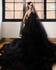 Sasha Tulle Veil with Silk Flower Crown & Silk Petals Hand Beaded with